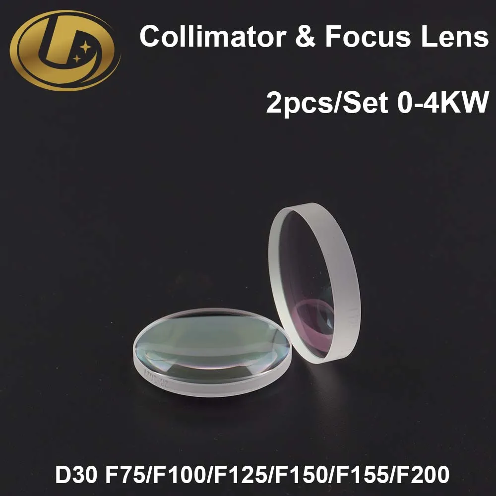 Fiber Laser Collimator & Focus Lens Quartz Fused Silic Dia30 F75/F100 ...