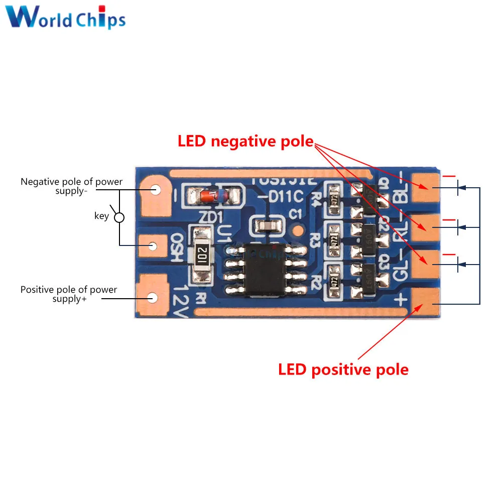 12v Flashing Led Circuit