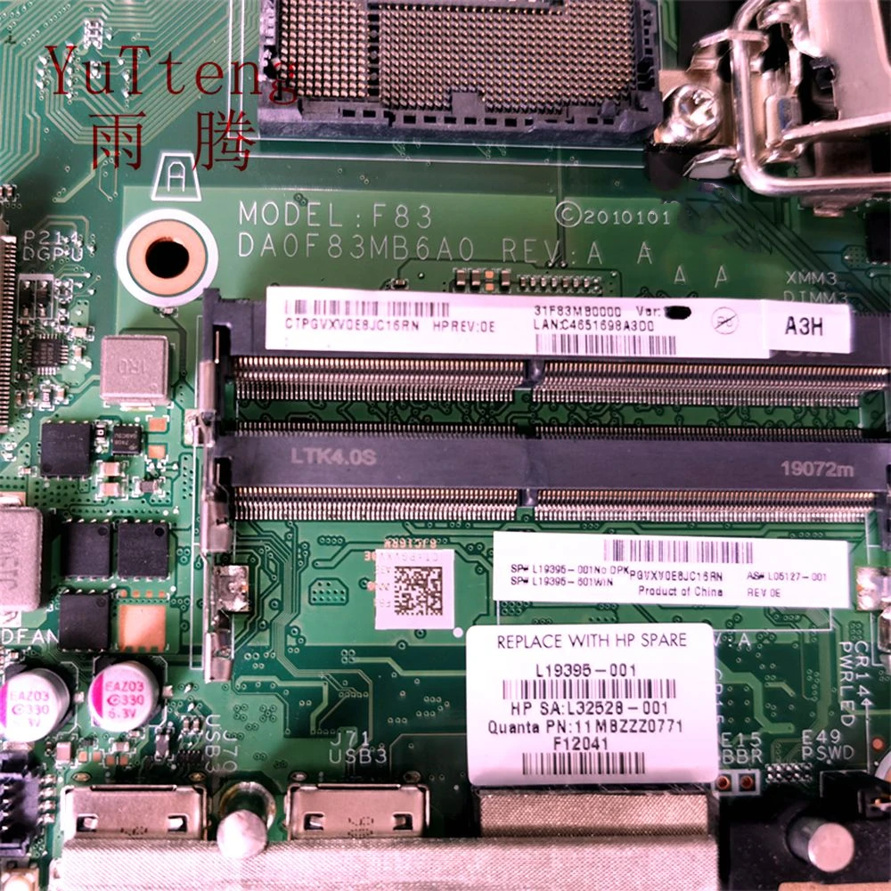 For HP EliteDesk 800 G4 DM motherboard L19395-001 L05127-001 ...