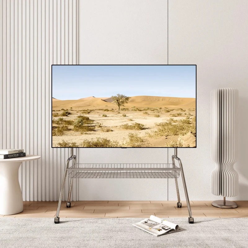 Customized-antique-style-stainless-steel-TV-stand-movable-and-luxurious ...