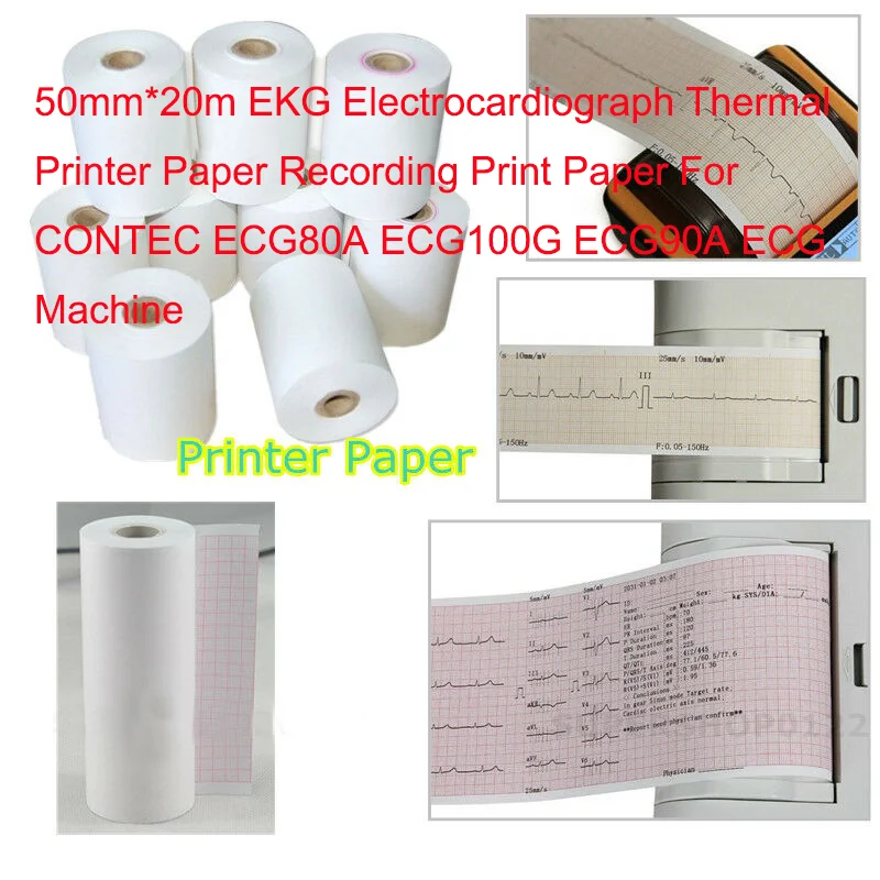 Impresora térmica electrocardiógrafo EKG, papel de impresión de ...