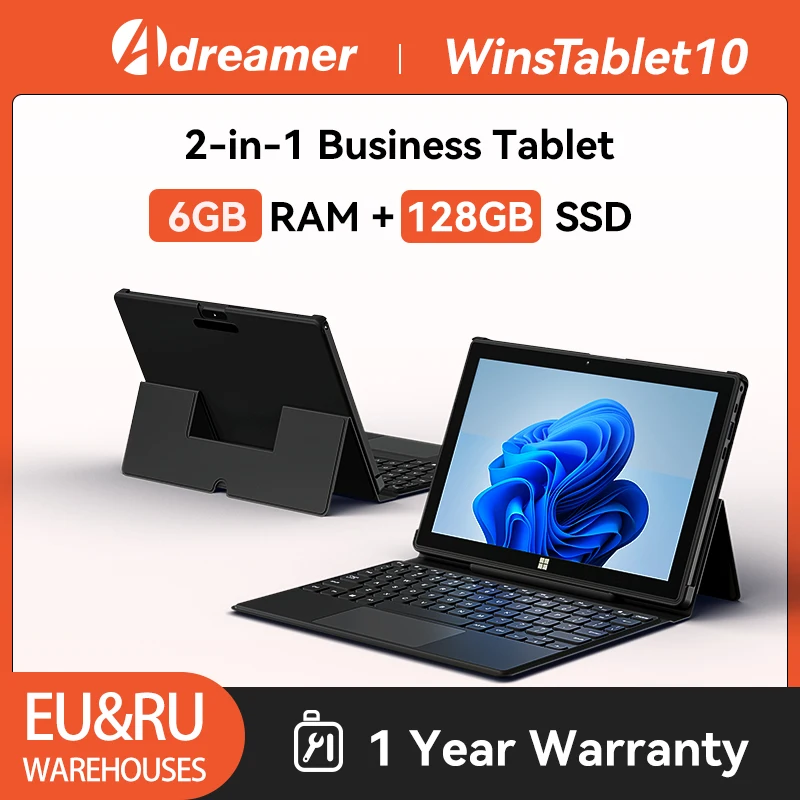 Adreamer Tableta 2 en 1 con Windows 11, Tablet de oficina móvil con ...