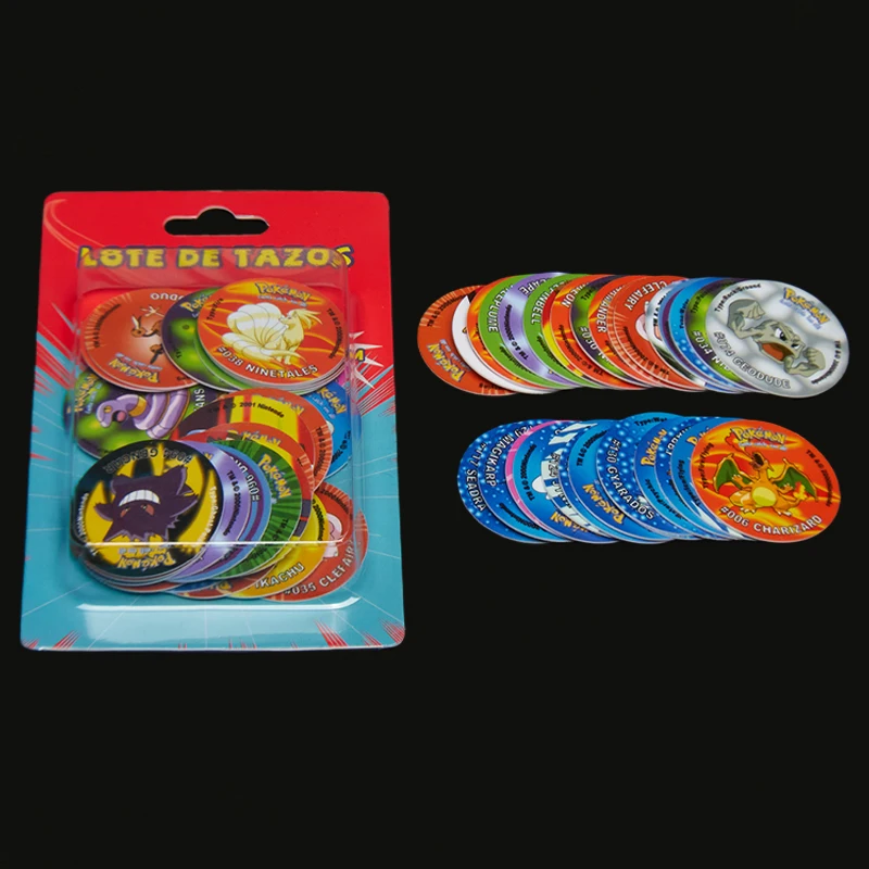 Lote-De-Tazos-Pokemon-30pcs-1-2-Generacion-Collection-Card-Taps-Pikachu ...