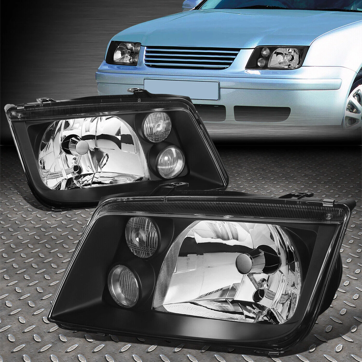 Smoked-Headlight-Head-Light-for-Volkswagen-VW-Jetta-MK4-1999-2000-2001 ...