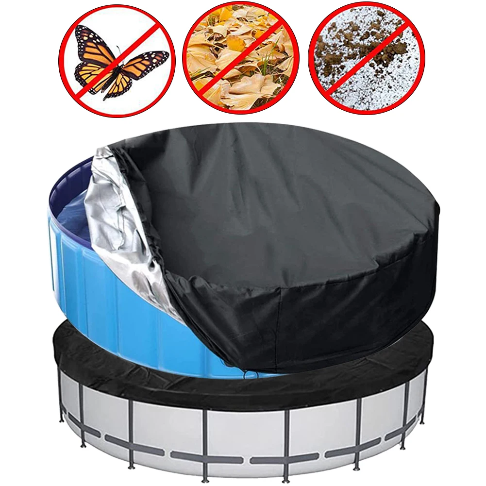 Pool-Cover-Above-Ground-Safety-Swimming-Pool-Cover-Sun-Protection-Round ...