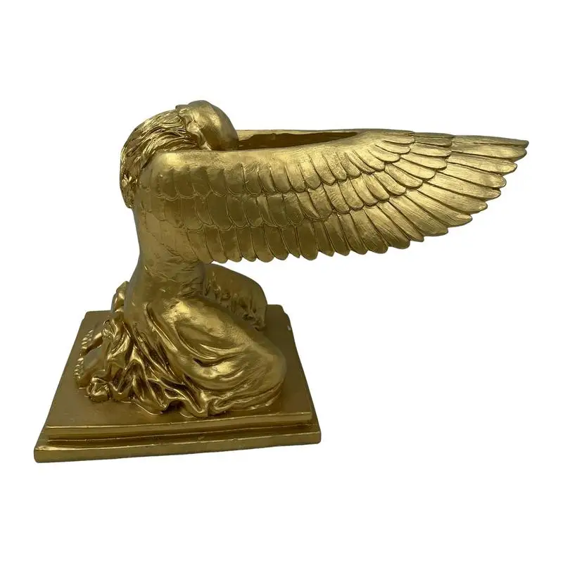 Gold-Finish-Ark-Angel-Statue-Resin-Angel-Statue-Figurine-For-Home ...