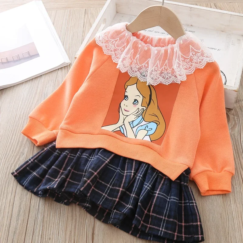 Girls-Princess-Sets-with-Lace-Sweet-Long-Sleeve-Sweater-Set-Baby-Kids ...