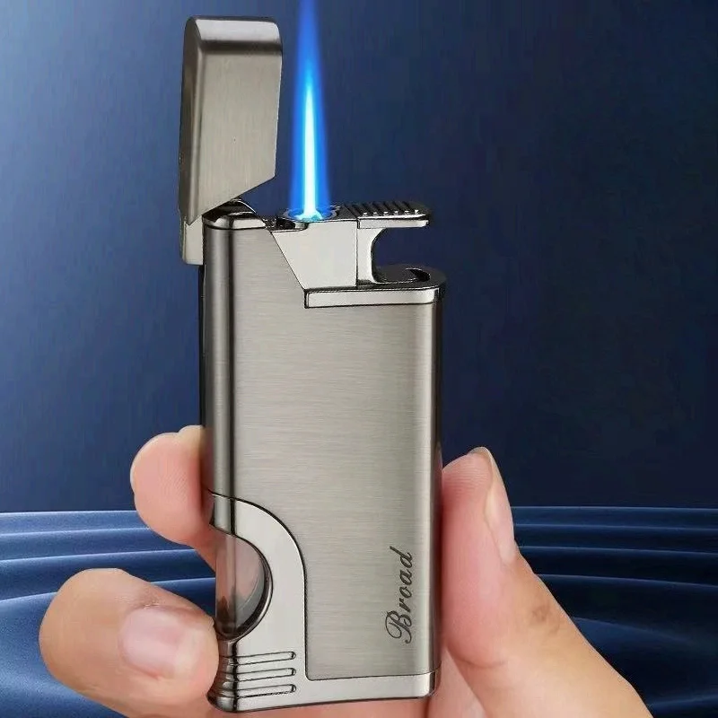 Transparent Gas Storage Tank Direct Spray Blue Flame Windproof Metal ...