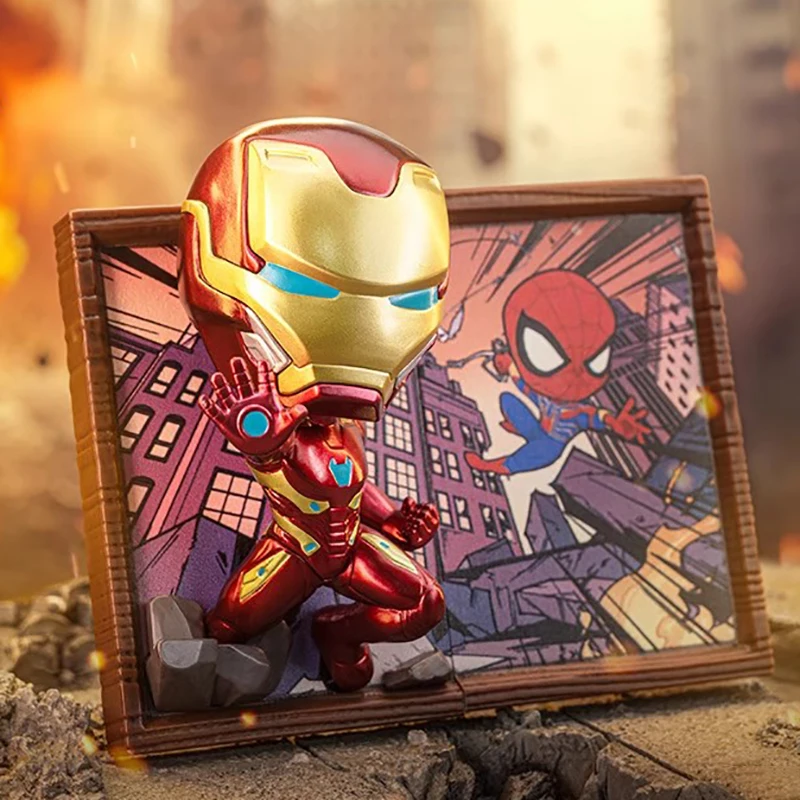 Genuine-Marvel-Photo-Frame-Series-Blind-Box-Iron-Man-Spider-Man-Thor ...
