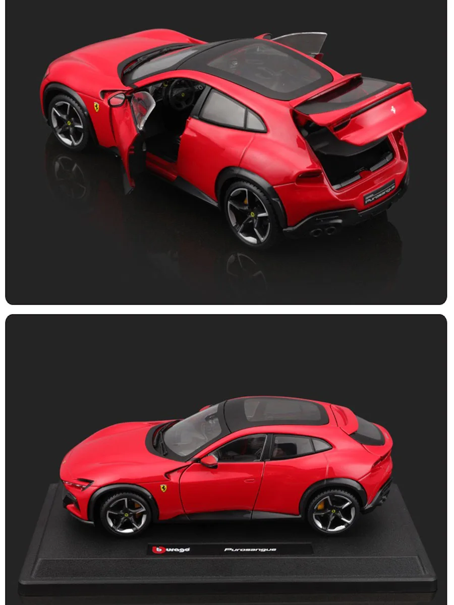 Bburago 1:25 Ferrari FUV SUV Purosangue Cars Model Suv Diecast Model ...