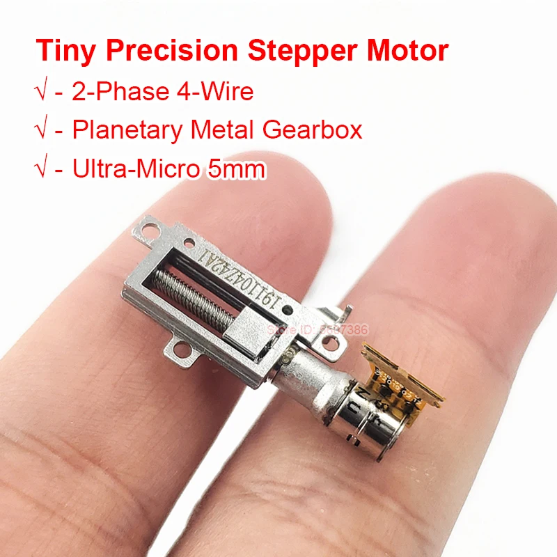 Ultra-Micro-5mm-Stroke-Linear-Actuator-Mini-5mm-2-Phase-4-Wire ...
