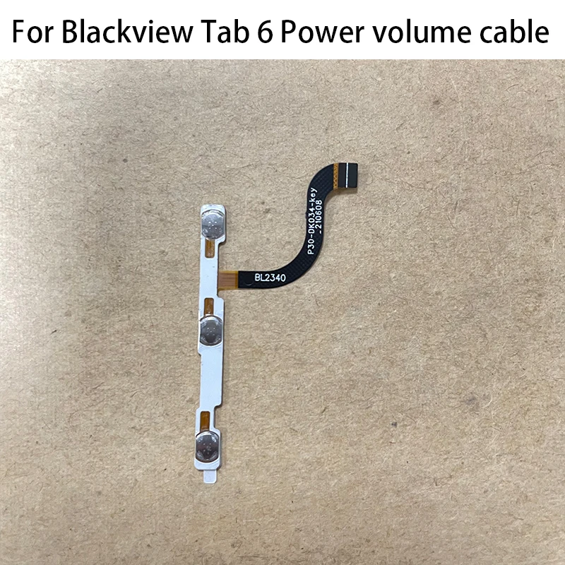 Original Blackview Tab 6 Power Volume Buttons Side Cable Flex FPC Side ...