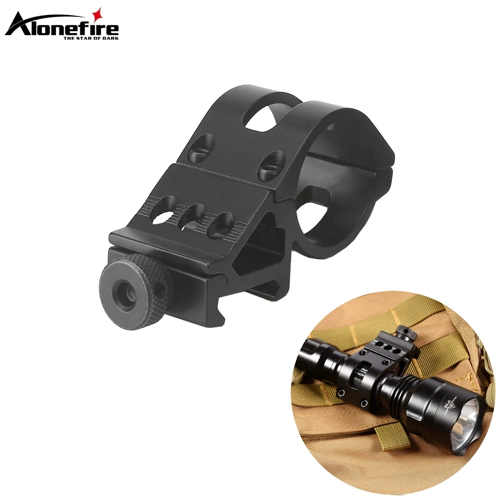 Flashlight Set FOCUHUNTER 25.4mm Angled Offset Low Profile Ring Mount ...
