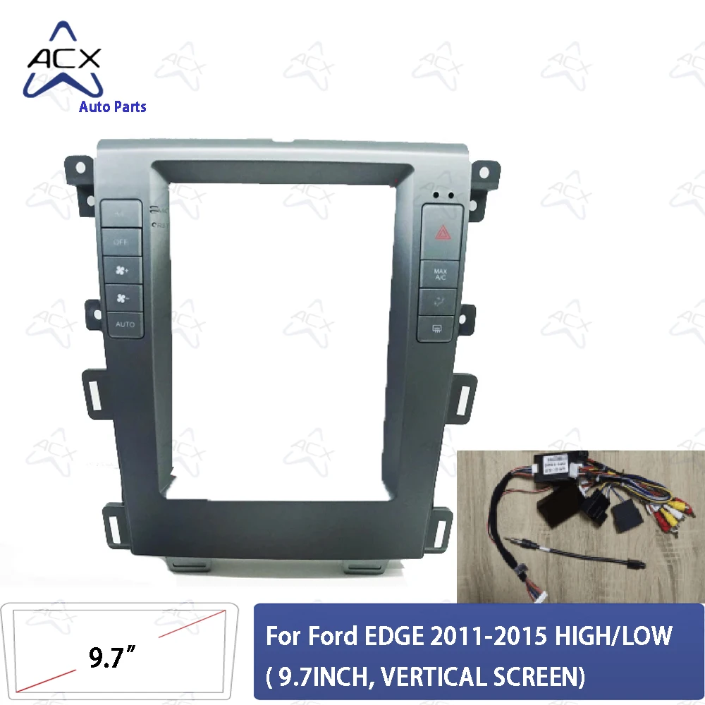 For Ford EDGE 2011-2015 HIGH/LOW(9.7INCH, VERTICAL SCREEN) Car Radio ...