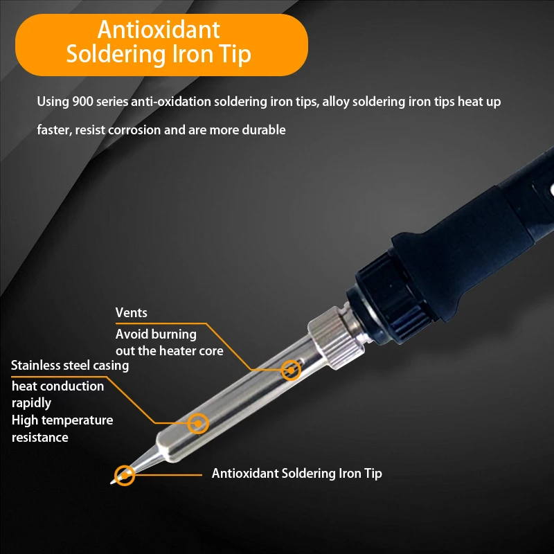 Poste a souder,Fer à souder électrique numérique à température constante 80W,fer à souder à ...