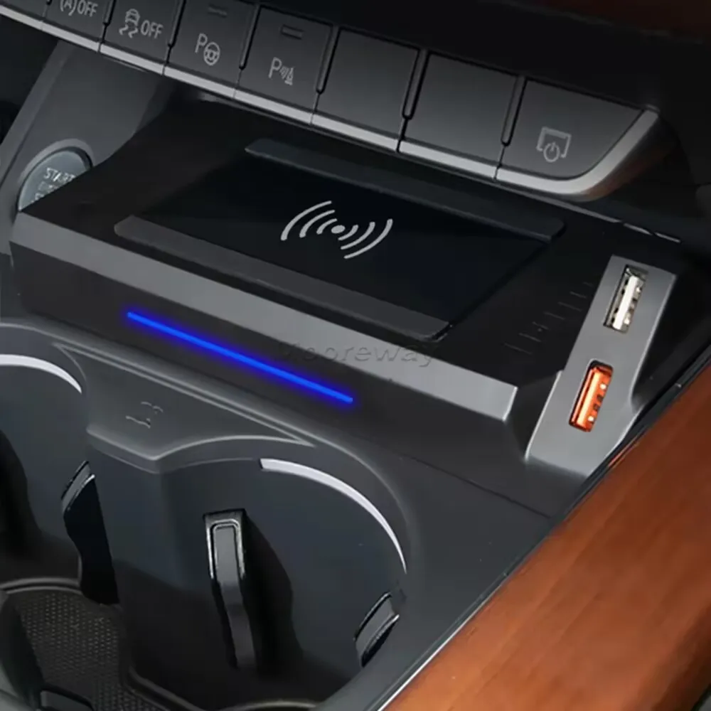 Car-Charging-Pad-For-Audi-A4-B9-S4-RS4-A5-2017-2021-Wireless-Charger ...