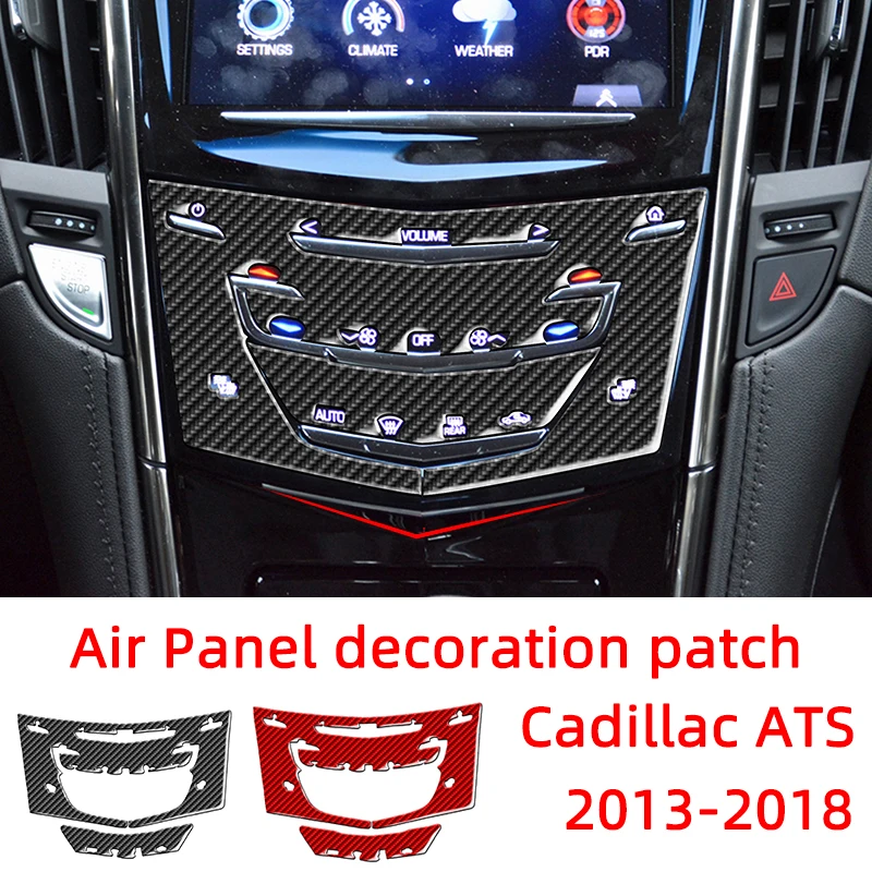 Air-Panel-Decoration-Patch-Carbon-Fiber-Car-Stickers-For-Cadillac-ATS ...