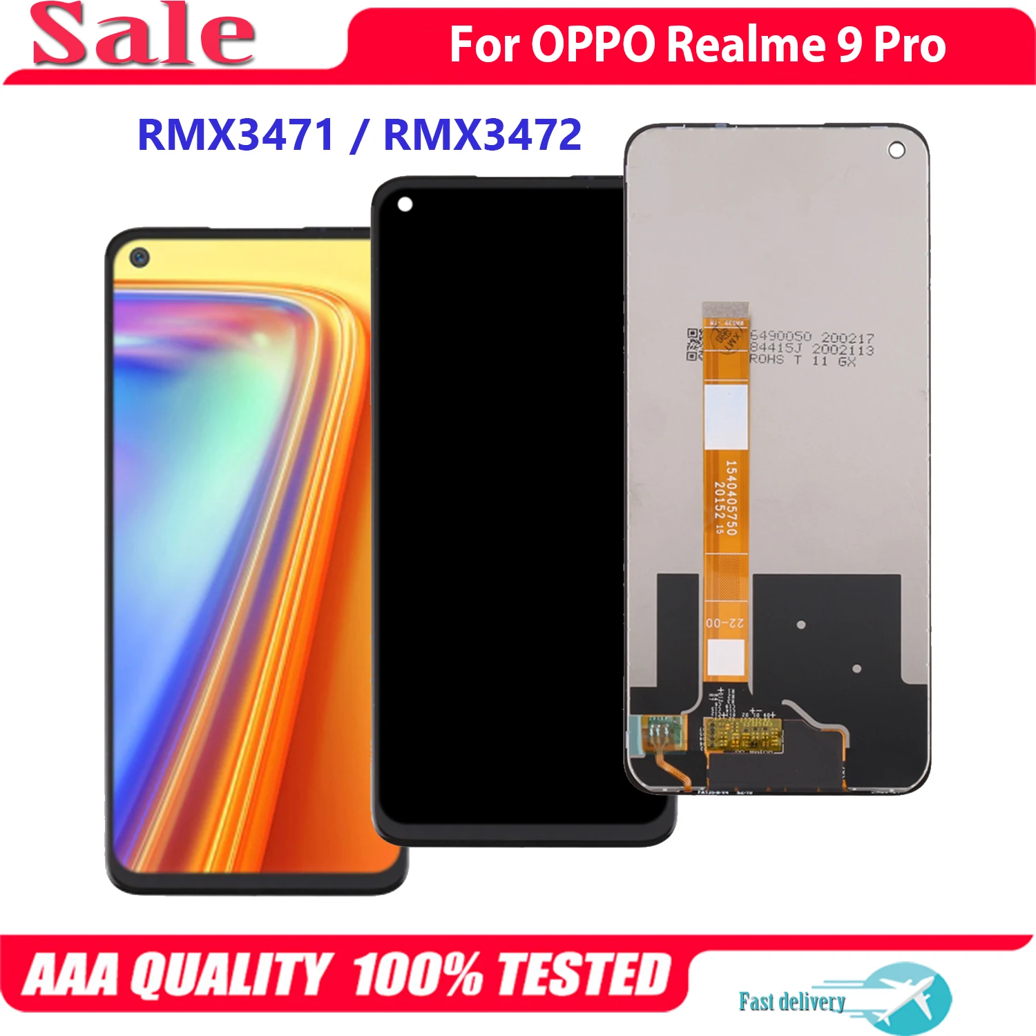 Original-For-Realme-9-Pro-LCD-Realme9-Pro-RMX3471-RMX3472-LCD-Display-Touch-Screen-Digitizer ...