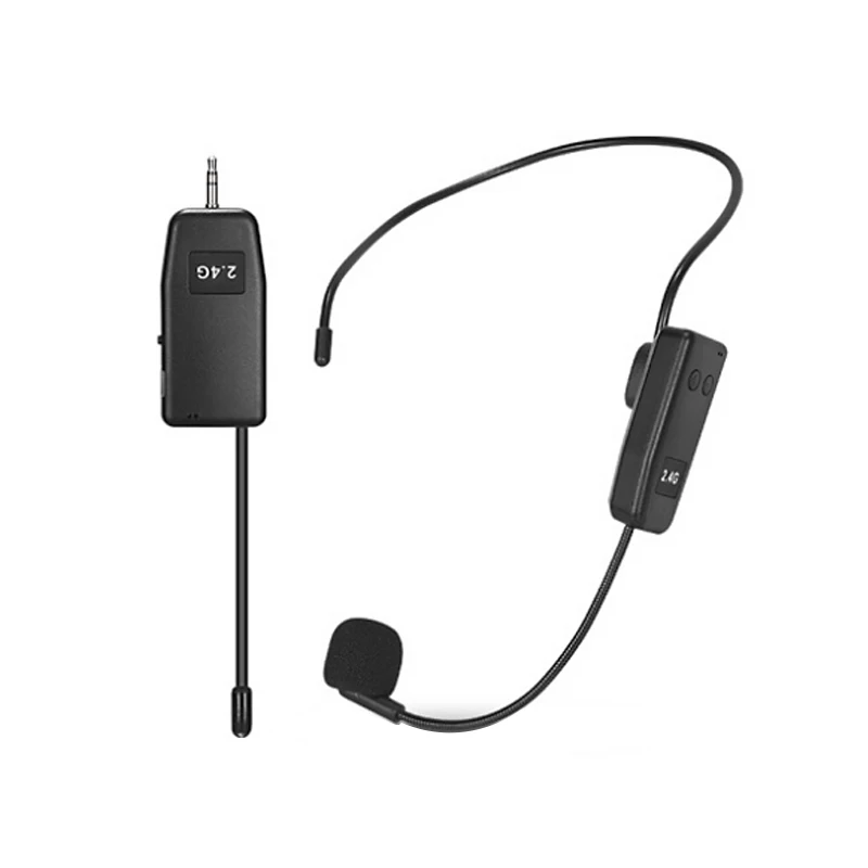 Wireless Microphone, Head-Mounted Microphone, for Fitness, Class ...
