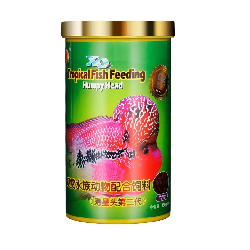 Ocean Free XO Humpy Head Super Redysn G2 FlowerHorn Cichlid Fish Food ...