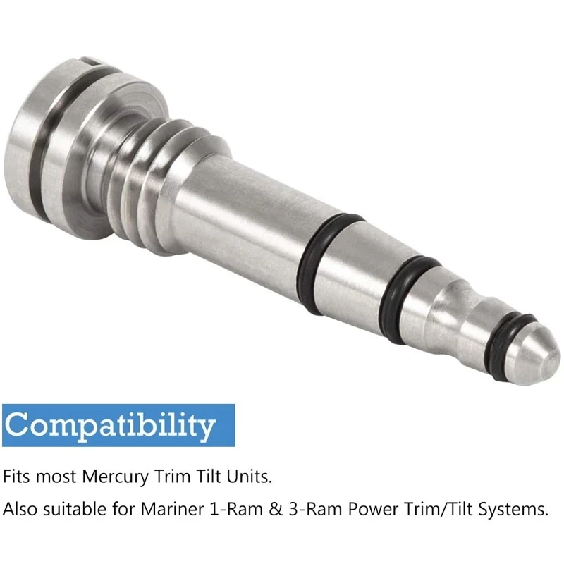Mercury Outboard MX Power Trim Tilt Manual Release Valve Stainless Fits ...