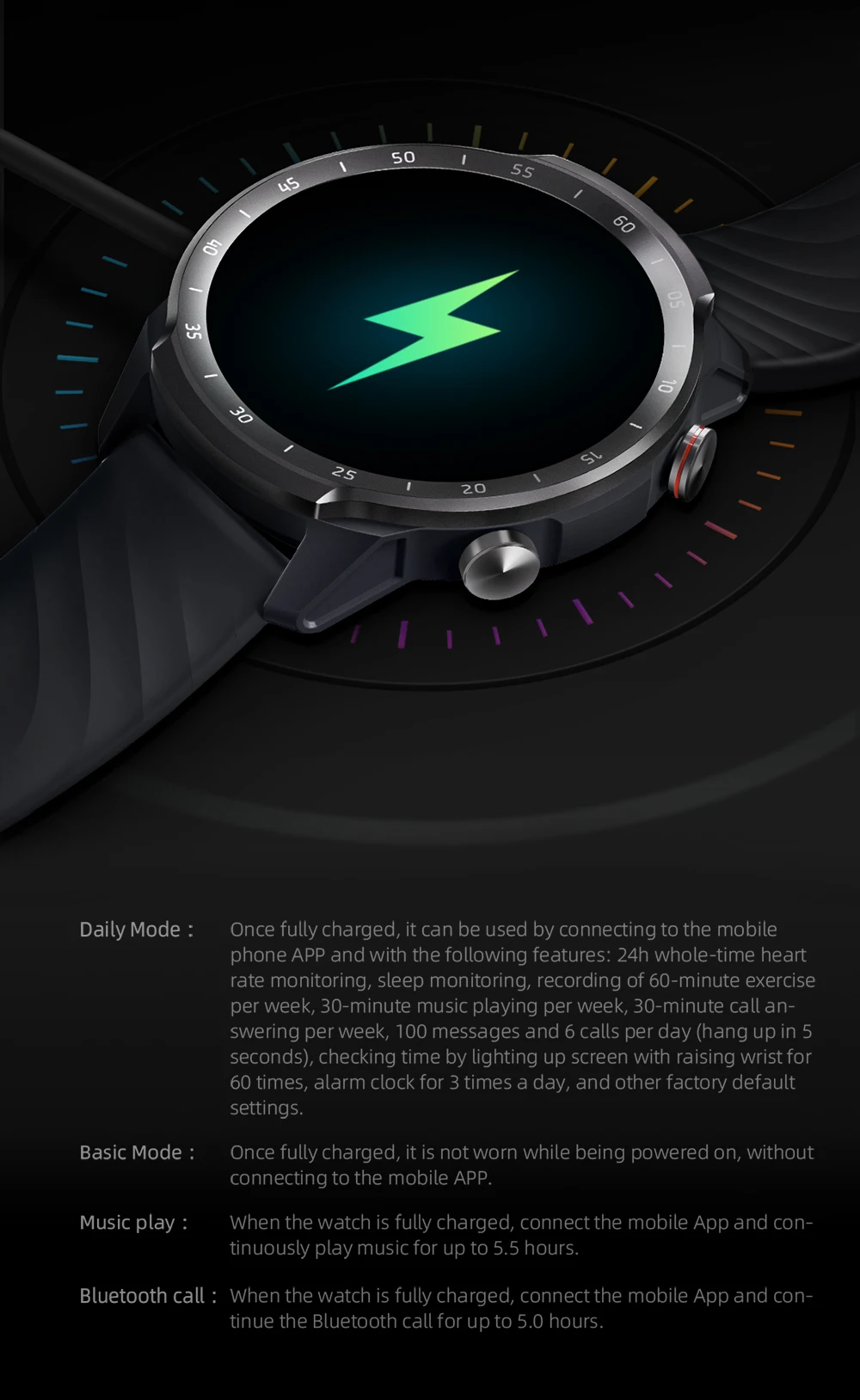 MIBRO Smartwatch Mibro Watch A2 Negro | falabella.com