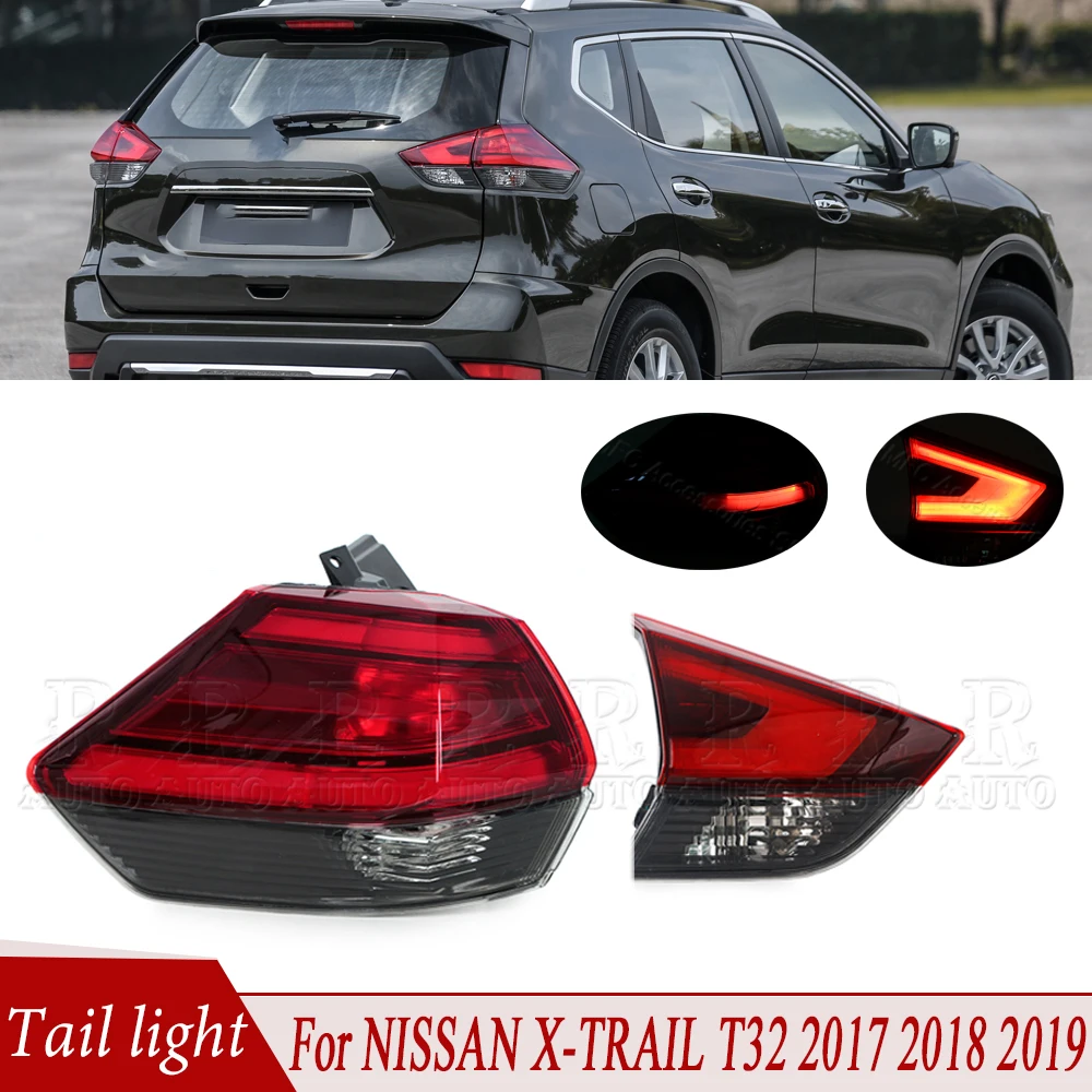 Car-Lights-For-Nissan-X-trail-T32-2017-2018-2019-Rear-Bumper-Tail-Light ...