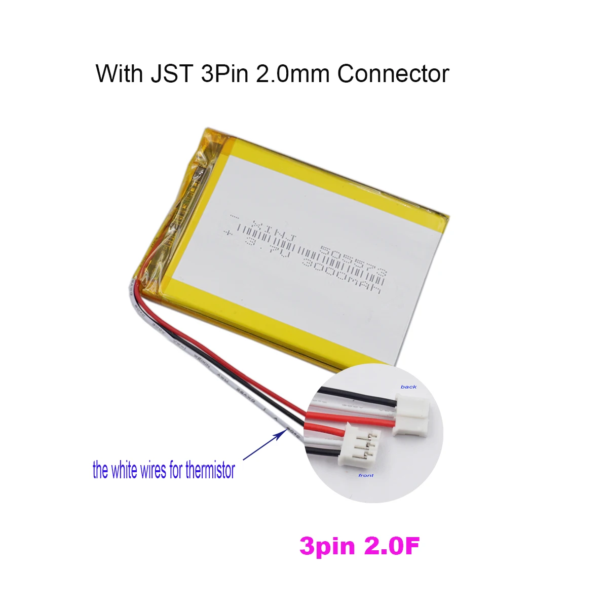 3-7V-3000mAh-11-1Wh-Li-Polymer-Li-Lipo-Battery-NTC-Thermistor-3-Wires ...