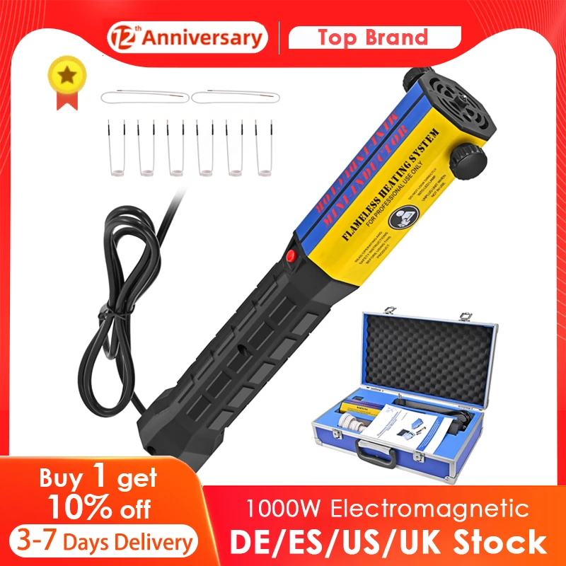 Eu Stock 1000w Flameless Electromagnetic Mini Induction Heater With 8 ...