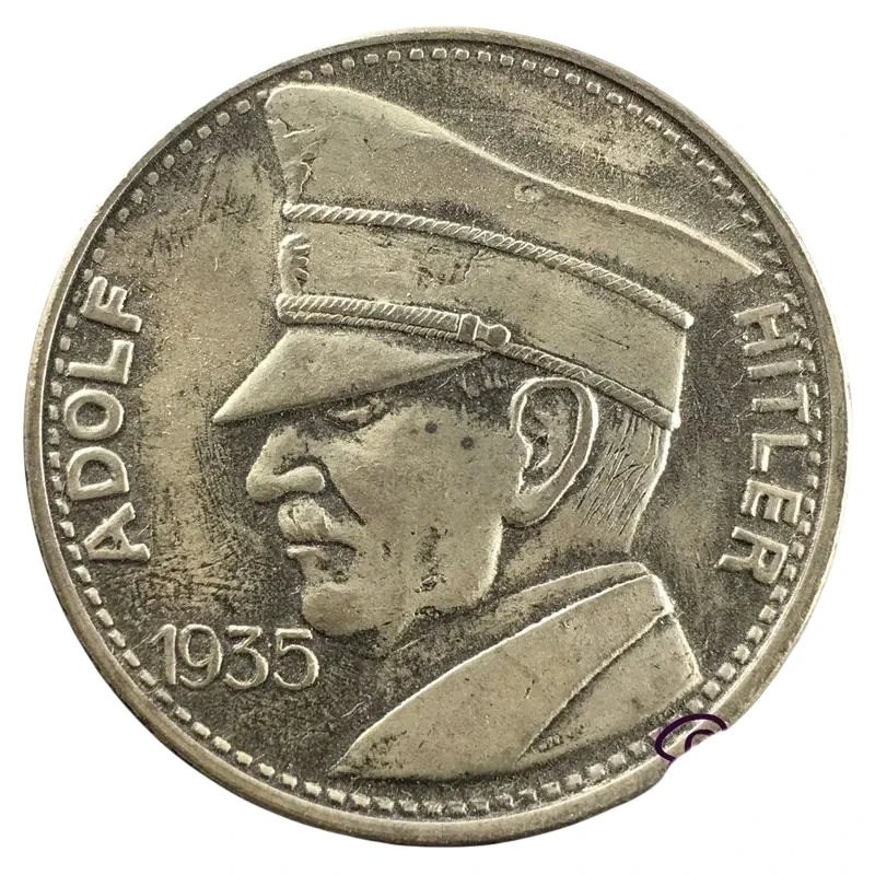 1PCS 1935 Hitler Antique Rare Foreign Old Silver Dollar Silver Coin ...