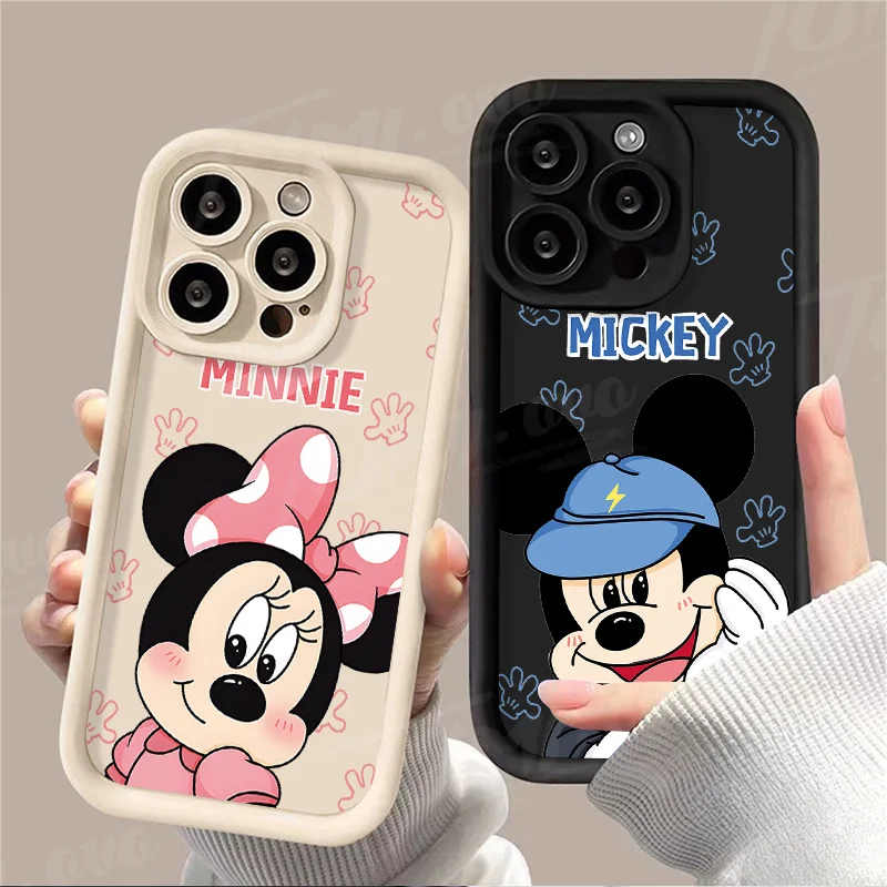 Disney-Minnie-Mickey-Mouse-Phone-Case-for-Xiaomi-Redmi-Note-13-12-11 ...
