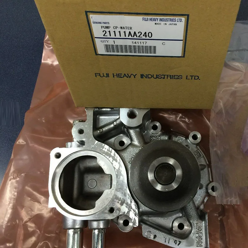 Nbjkato nova marca genuína bomba de água 21111aa240 para subaru ...