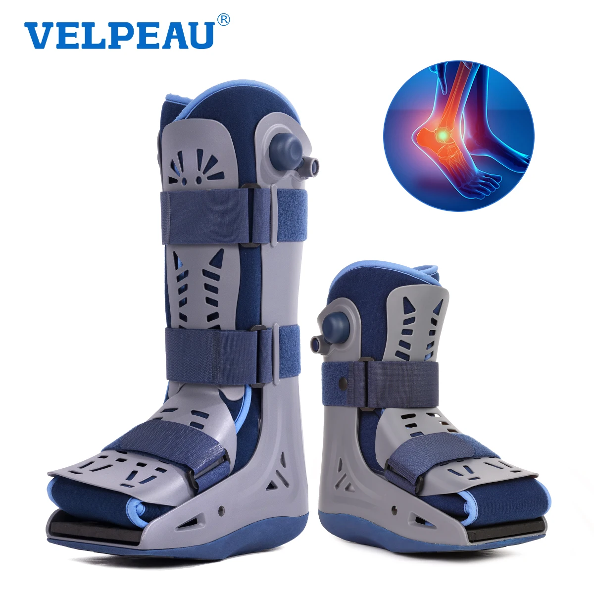 VELPEAU-Air-Walking-Boot-Inflatable-for-Broken-Foot-and-Ankle-Injuries ...