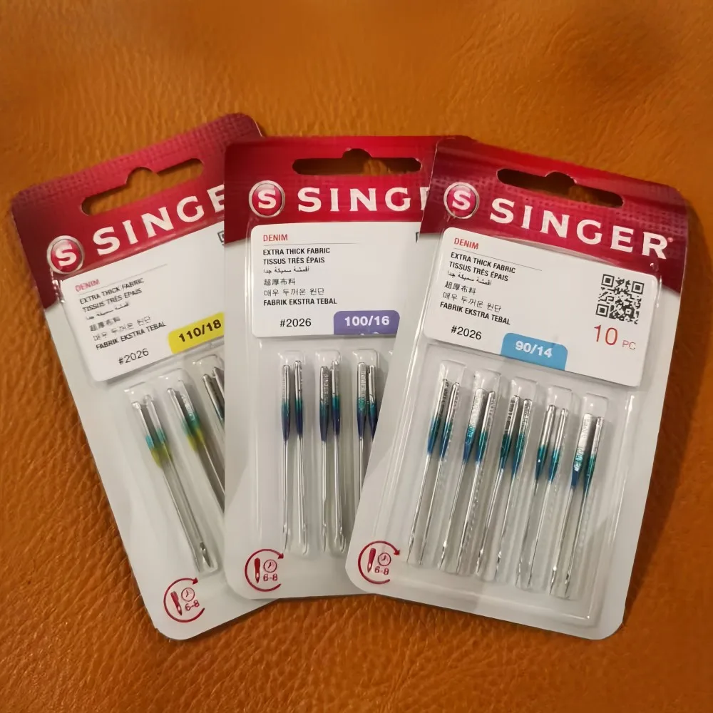 10pcs/pack 2026# Denim Sewing Needles for Extra Thick Fabric Applicated ...