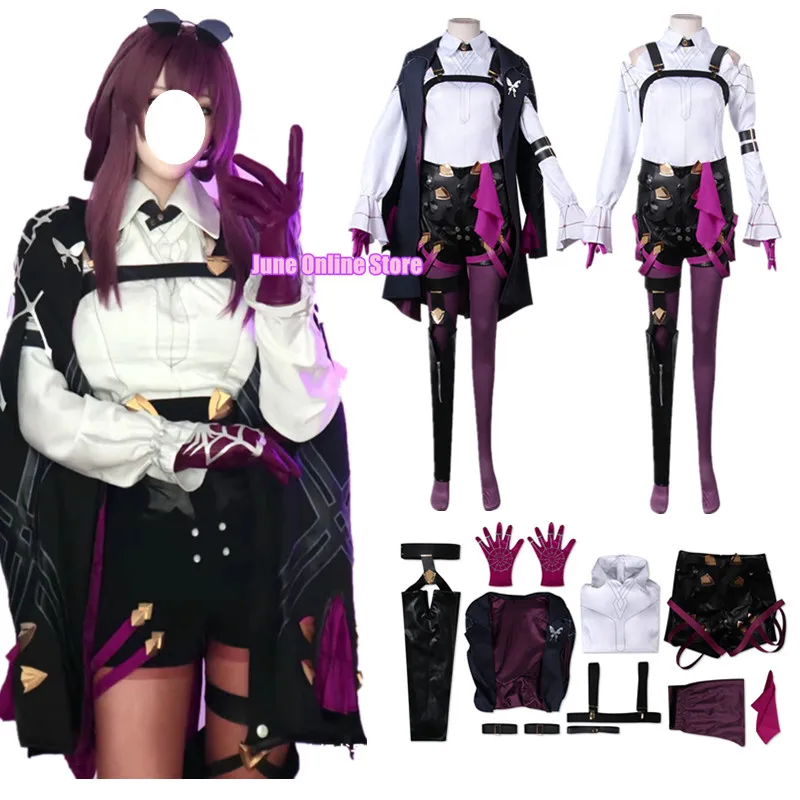 Kafka Cosplay Costume Game Honkai Star Rail Kafka Combat Women Uniform ...