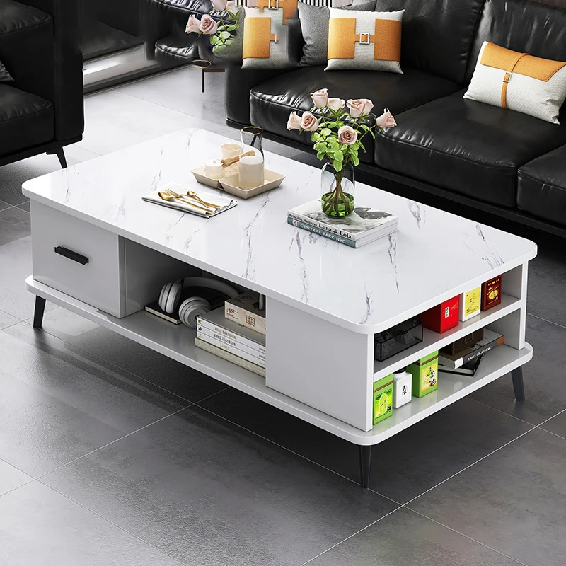 Modern Round Low Square Coffee Table