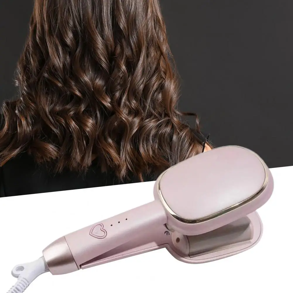 Versatile Wool Curling Iron Rose Golden Hair Curler Wet And Dry Use ...