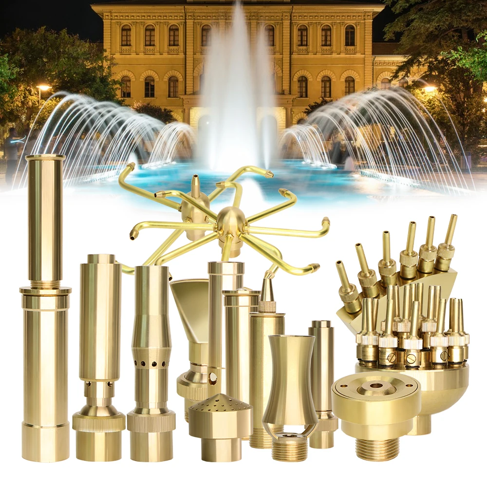 MUCIAKIE-15-Types-of-Fountain-Nozzles-Brass-Sprinklers-Garden-Pond ...