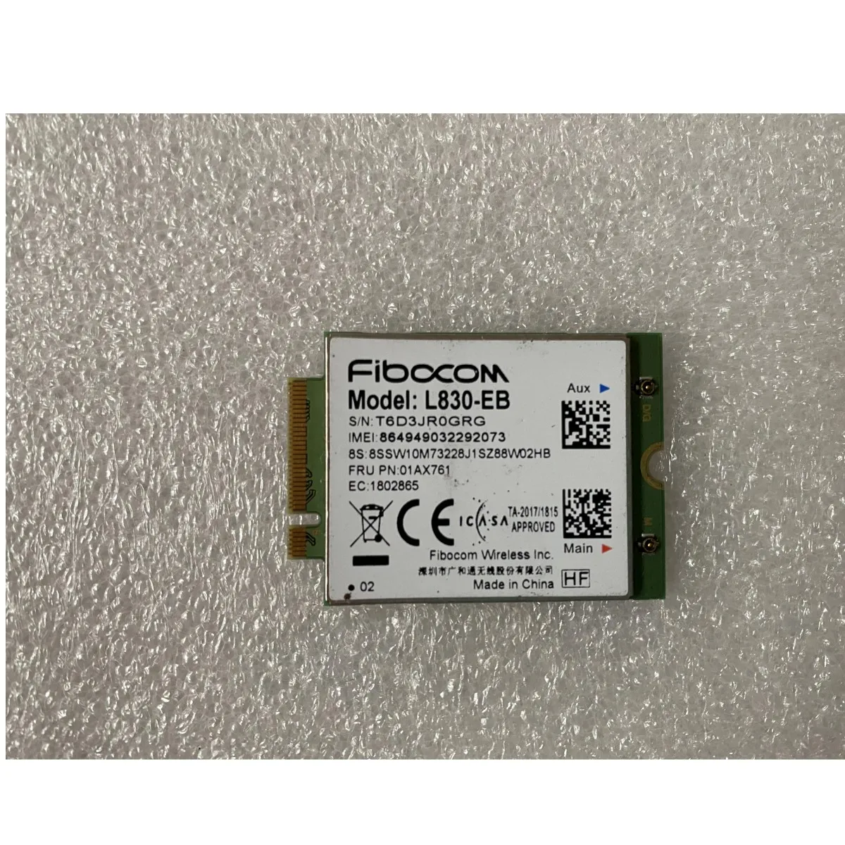 Fibocom-L830-EB-WWAN-Card-for-Lenovo-Thinkpad-X280-T480-T490-T490s-T590 ...