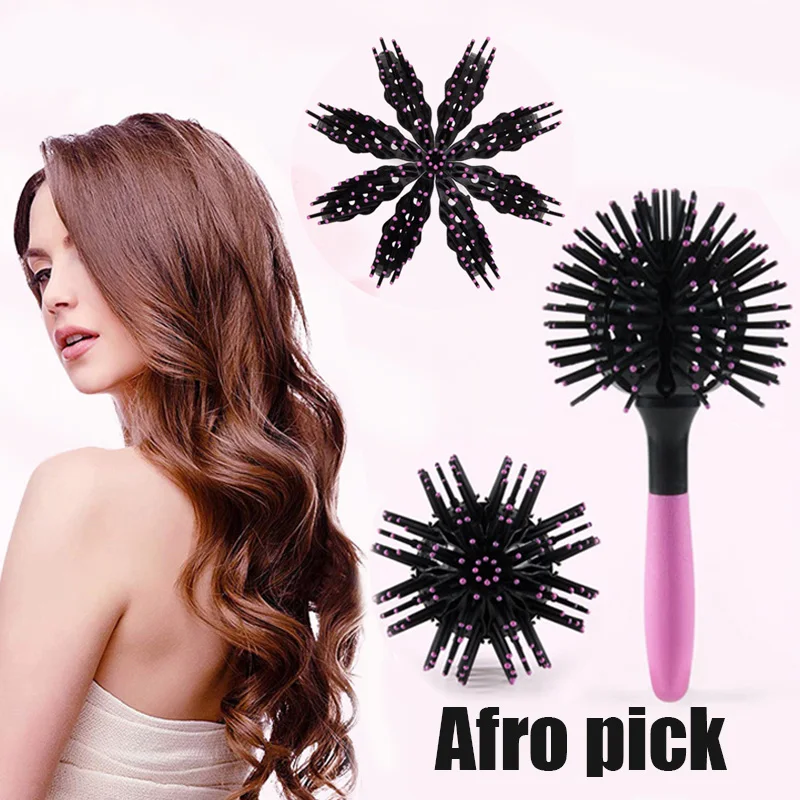 3D-Spherical-Hair-Brushes-Comb-Salon-Make-Up-360-Degree-Ball-Styling-Tools-Magic-Detangling ...