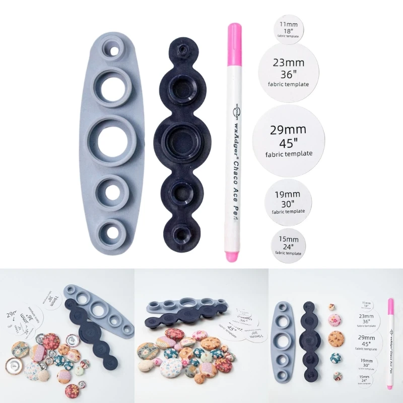 Plastic-Round-Cover-Buttons-Assembly-Tool-DIY-Cloth-Button-Bag-Buckle ...