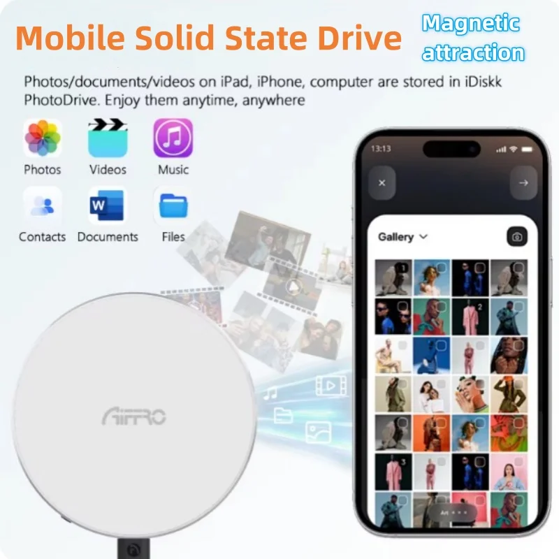 DM-Aiffro-P10-Magnetic-Mobile-Solid-State-Drive-1T-2TB-20Gbps-Portable ...