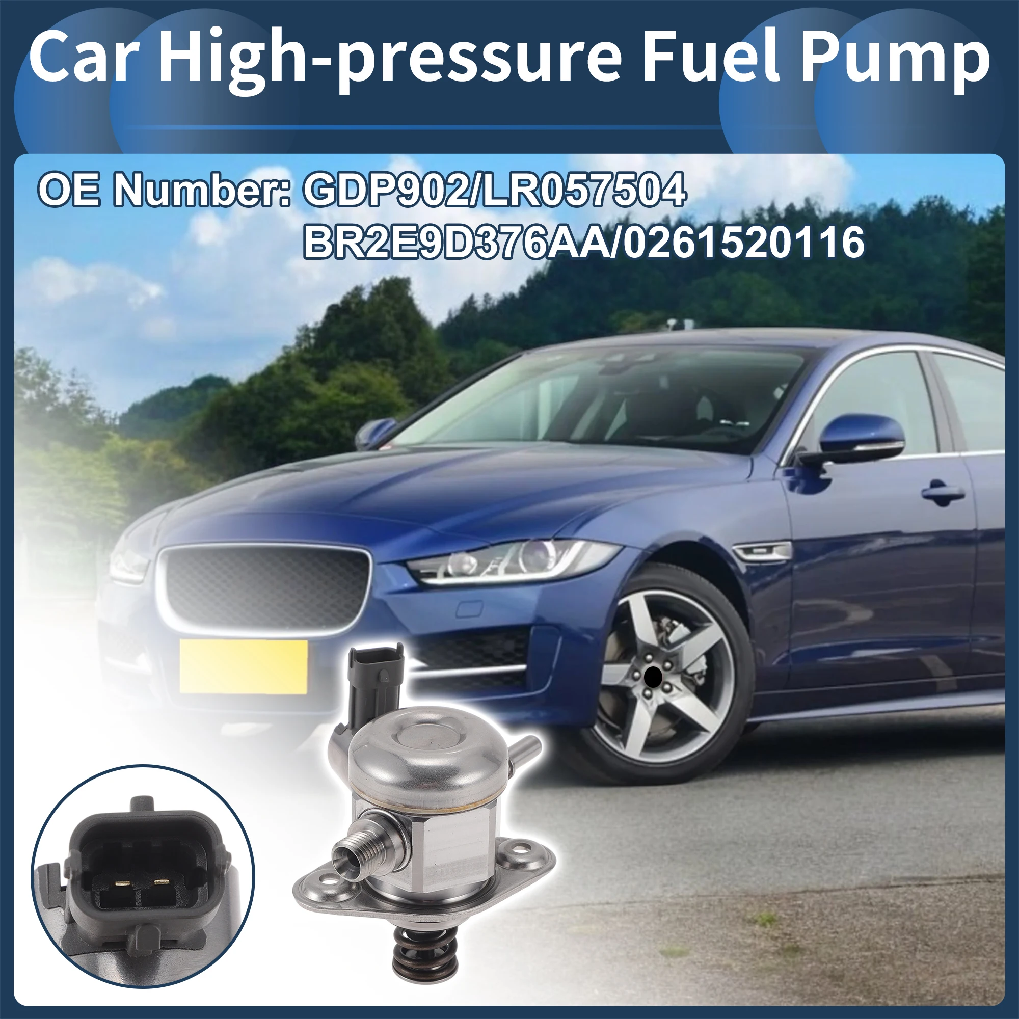 UXCELL High Pressure Fuel Pump for Jaguar XF 2013-2016 2018 XE 17-18 2 ...