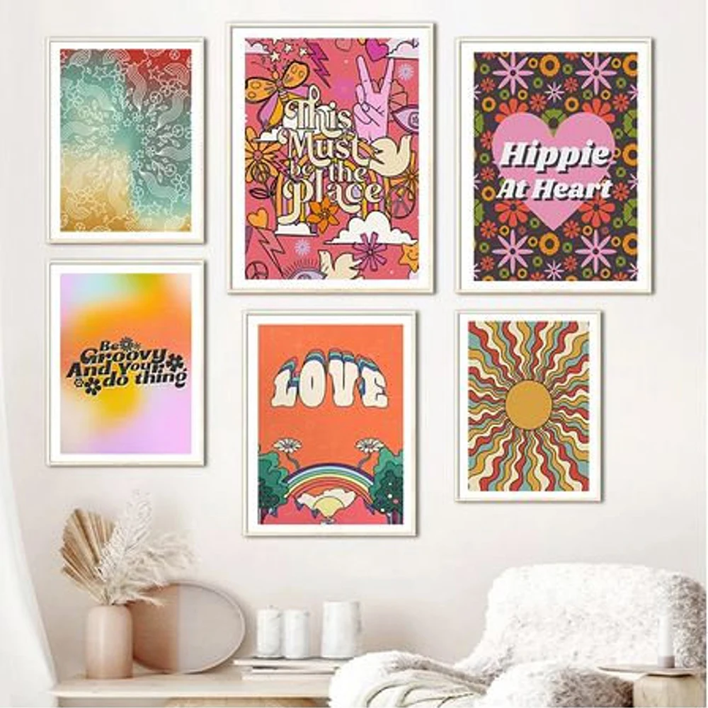 Hippie Sun Art