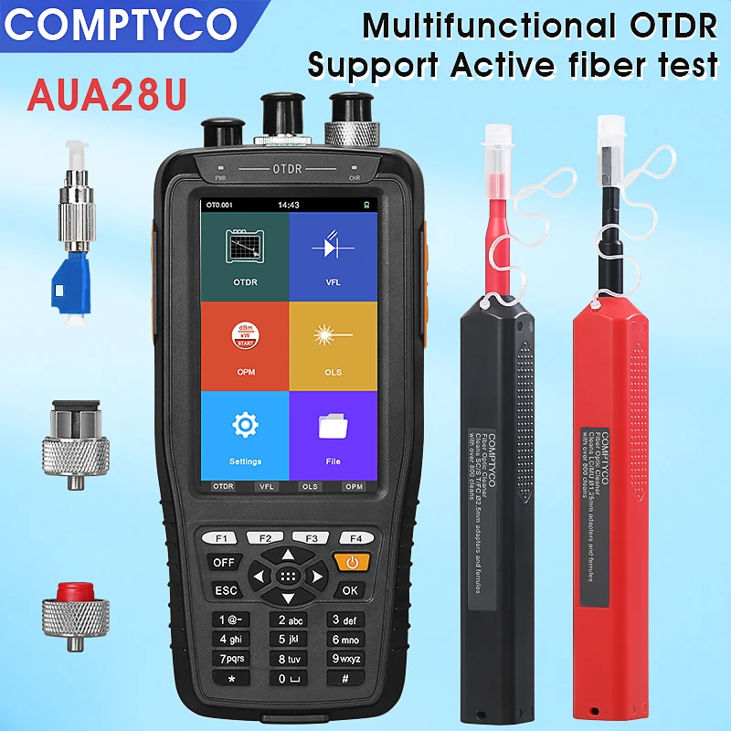 COMPTYCO-AUA28U-Mini-60KM-Fiber-Optic-OTDR-Optical-Fiber-Reflectometer ...