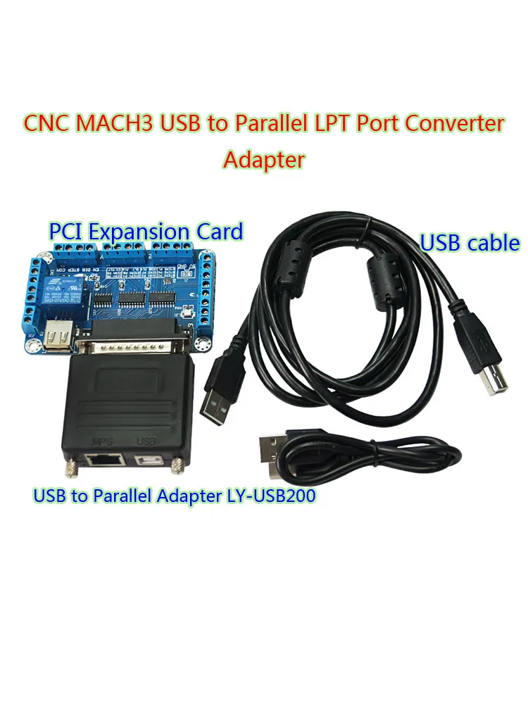 3-Axis-4-Axis-CNC-MACH3-USB-to-Parallel-LPT-Port-Converter-Adapter-6 ...
