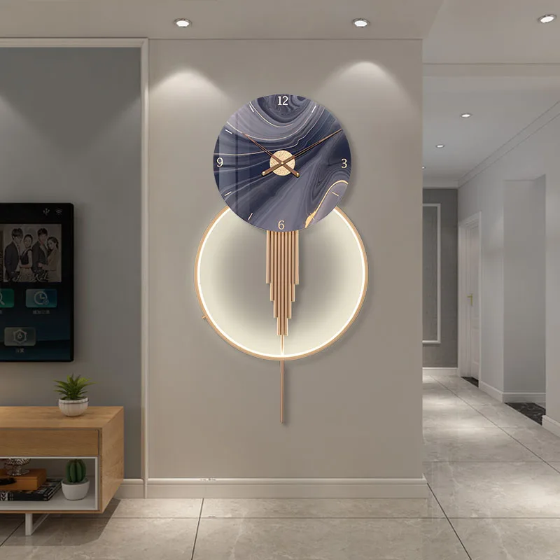 Luxury-Large-Wall-Watch-Minimalist-3d-Electronic-Luminous-Wall-Watch ...