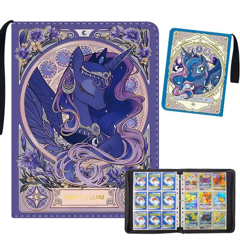 400pcs/900pcs My Little Pony Card Album Book Folder 4/9 Card Slots ...