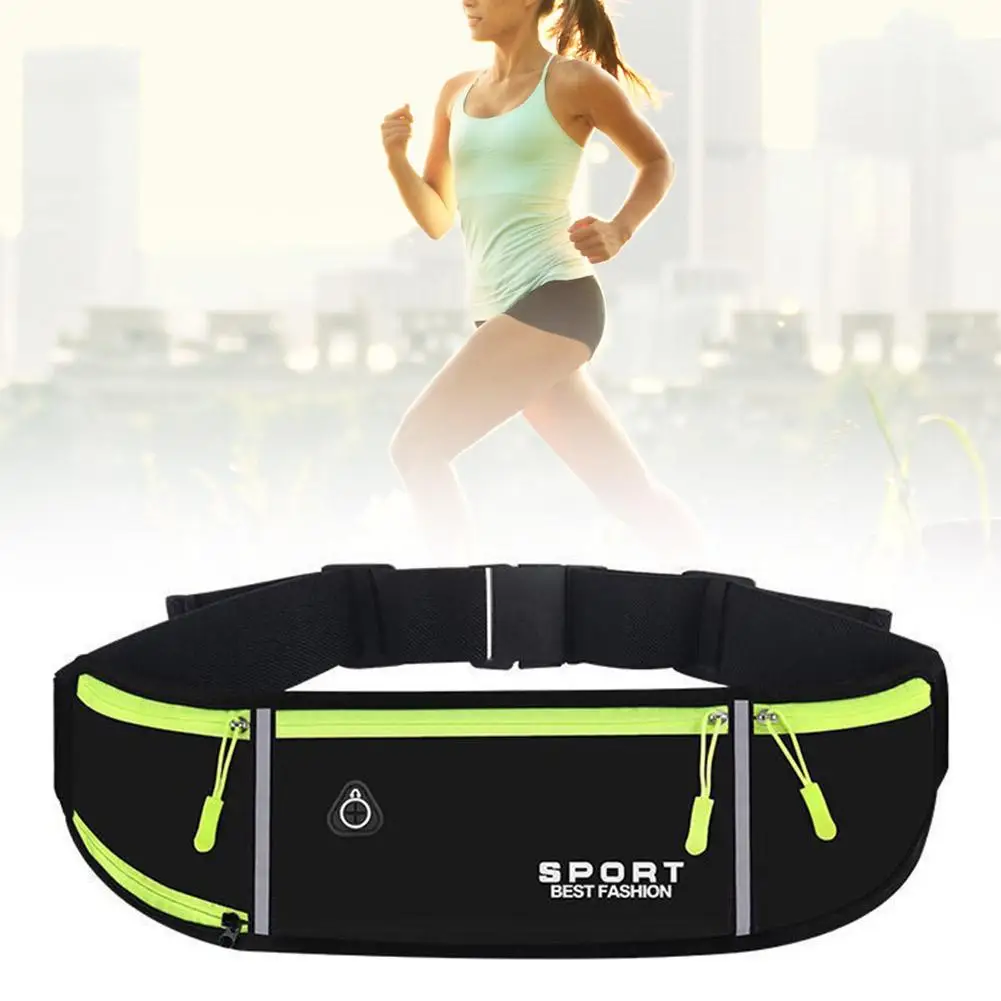 Running Waist Bag Sports Outdoor Jogging Marathon & Fitness Adjustable ...