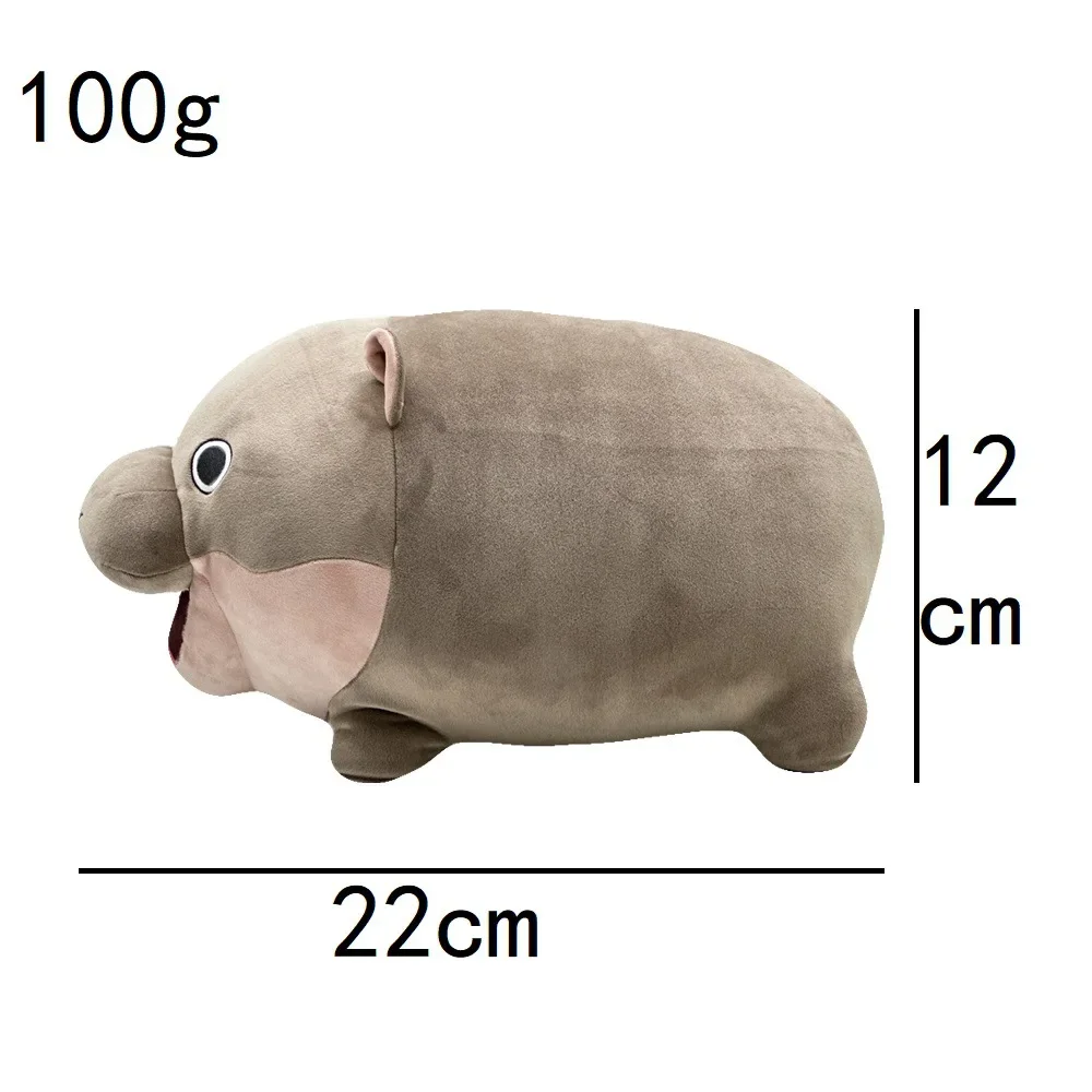 2024 Moo Deng Hippo Plush, Cute Pygmy Hippo Plushie Toy for Fans Gift ...